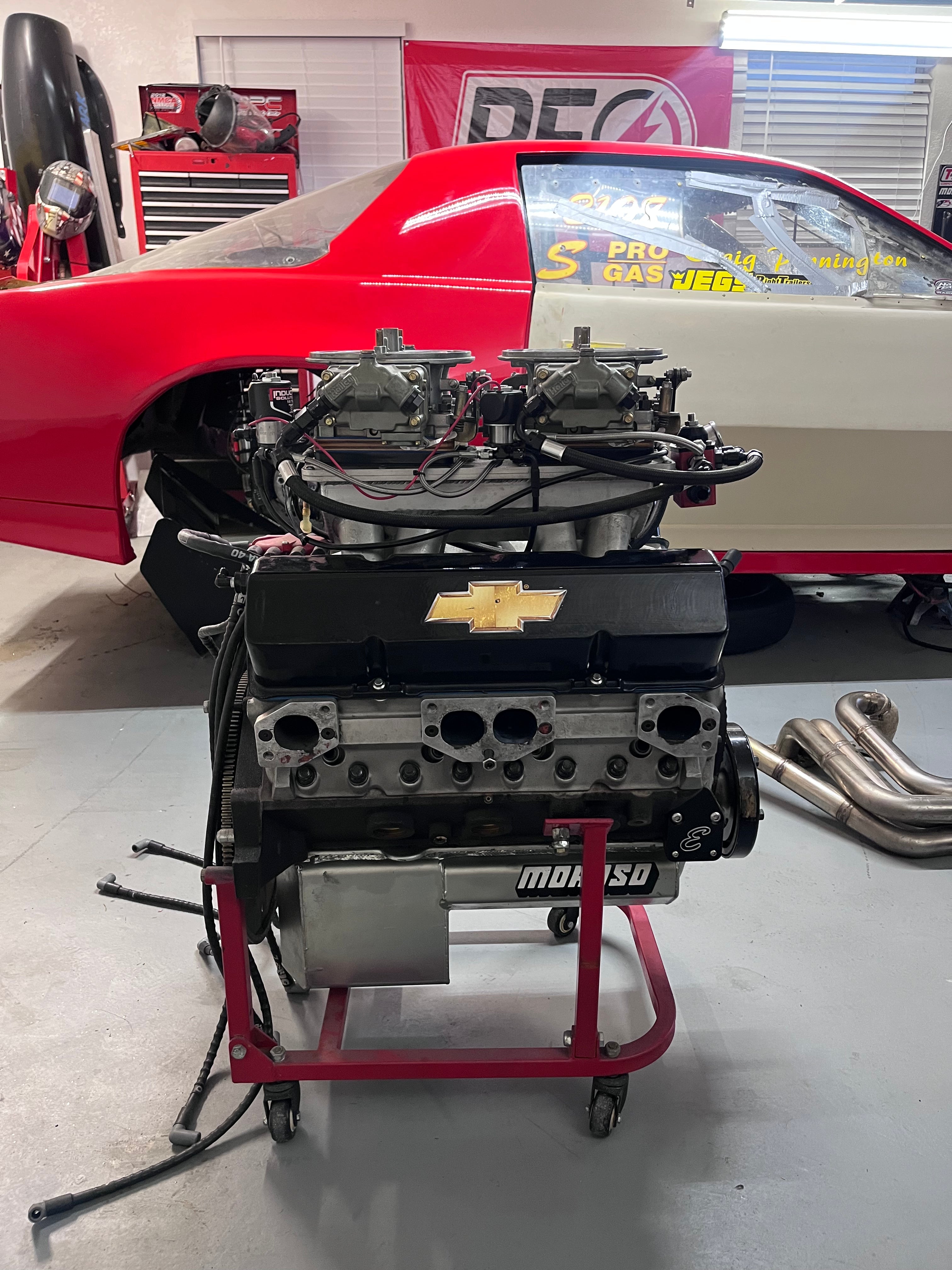 434 Cubic Inch Small Block Chevy Race Engine - 18 Degree Reher Morriso ...