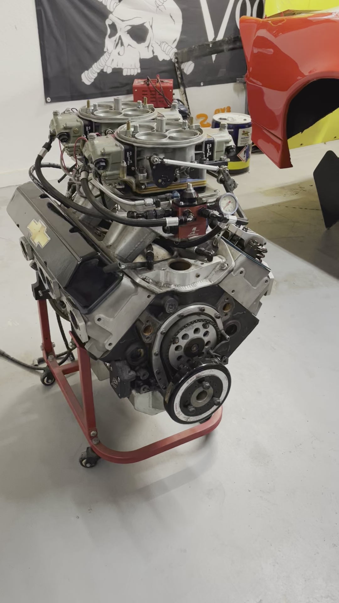 434 Cubic Inch Small Block Chevy Race Engine - 18 Degree Reher Morriso ...