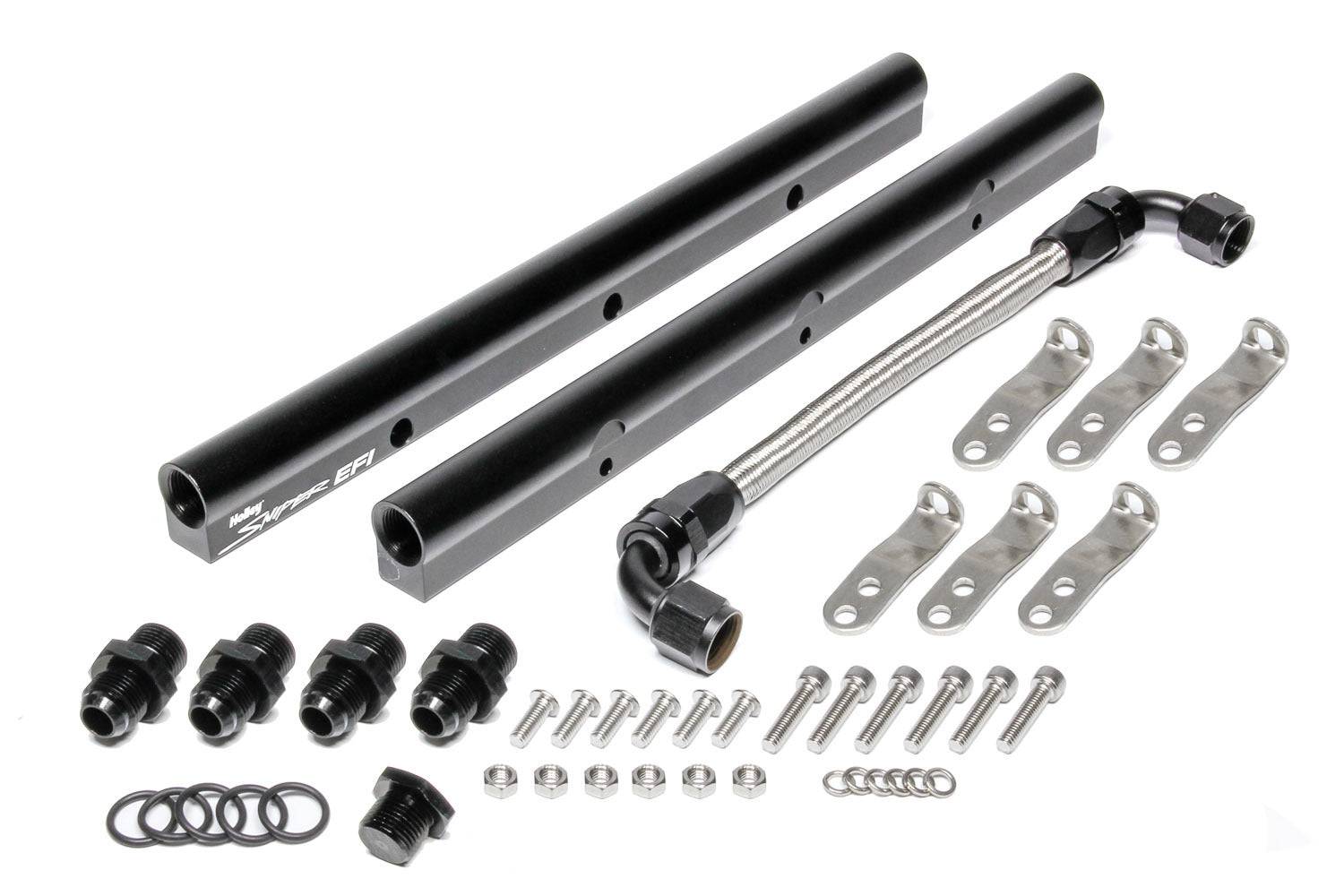Holley LS Fuel Rail Kit GM LS1/LS2/LS6 Sniper EFI Fabricated Intake Ma ...