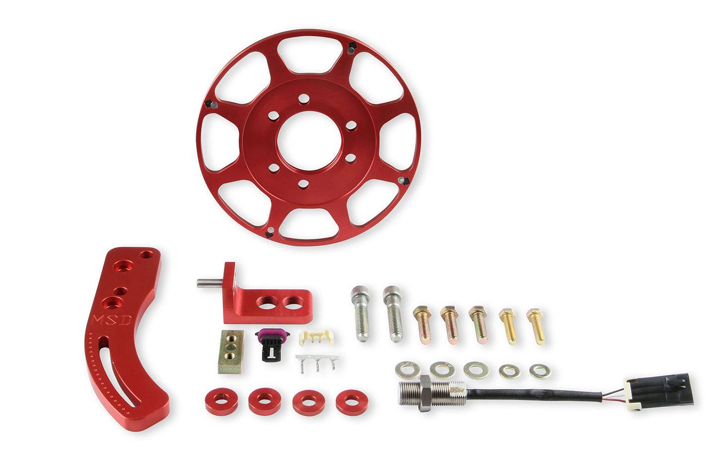 MSD BBC Crank Trigger Kit With Hall Effect Sensor 8" Inch Balancer ...